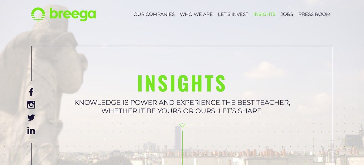 Great news: the new Breega insights page is now live! | by Breega | Medium