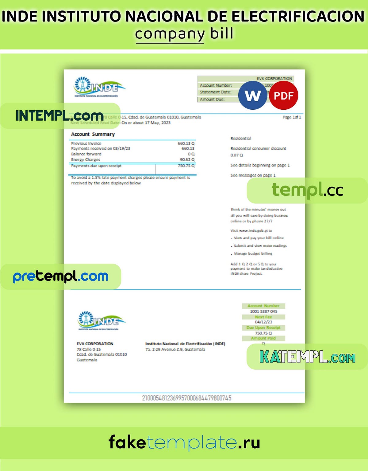 INDE Instituto Nacional De Electrificacion electricity business utility ...