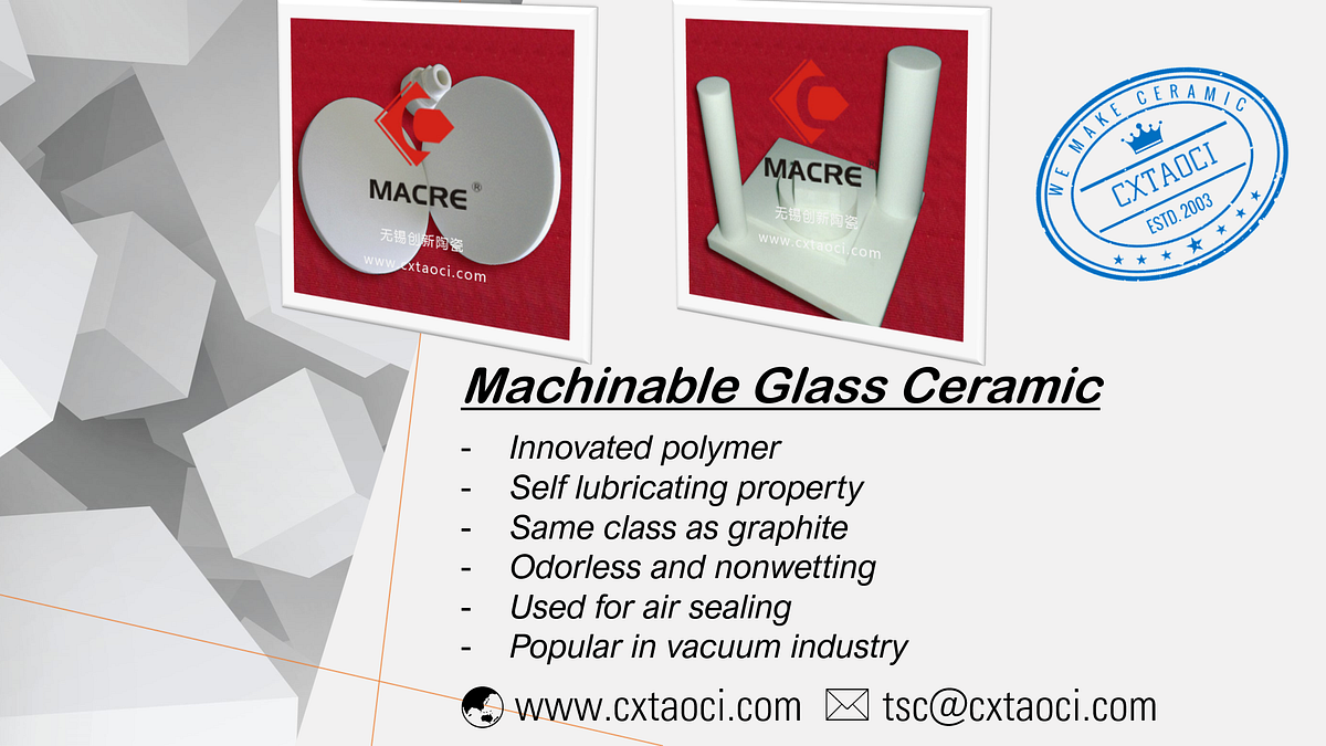 Machinable Glass Ceramic - TS Chong - Medium