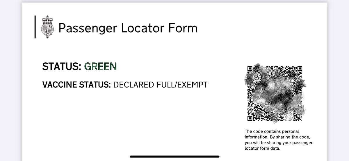 英國入境攻略2，乘客定位表(Passenger Locator Form) - CASBRO - Medium