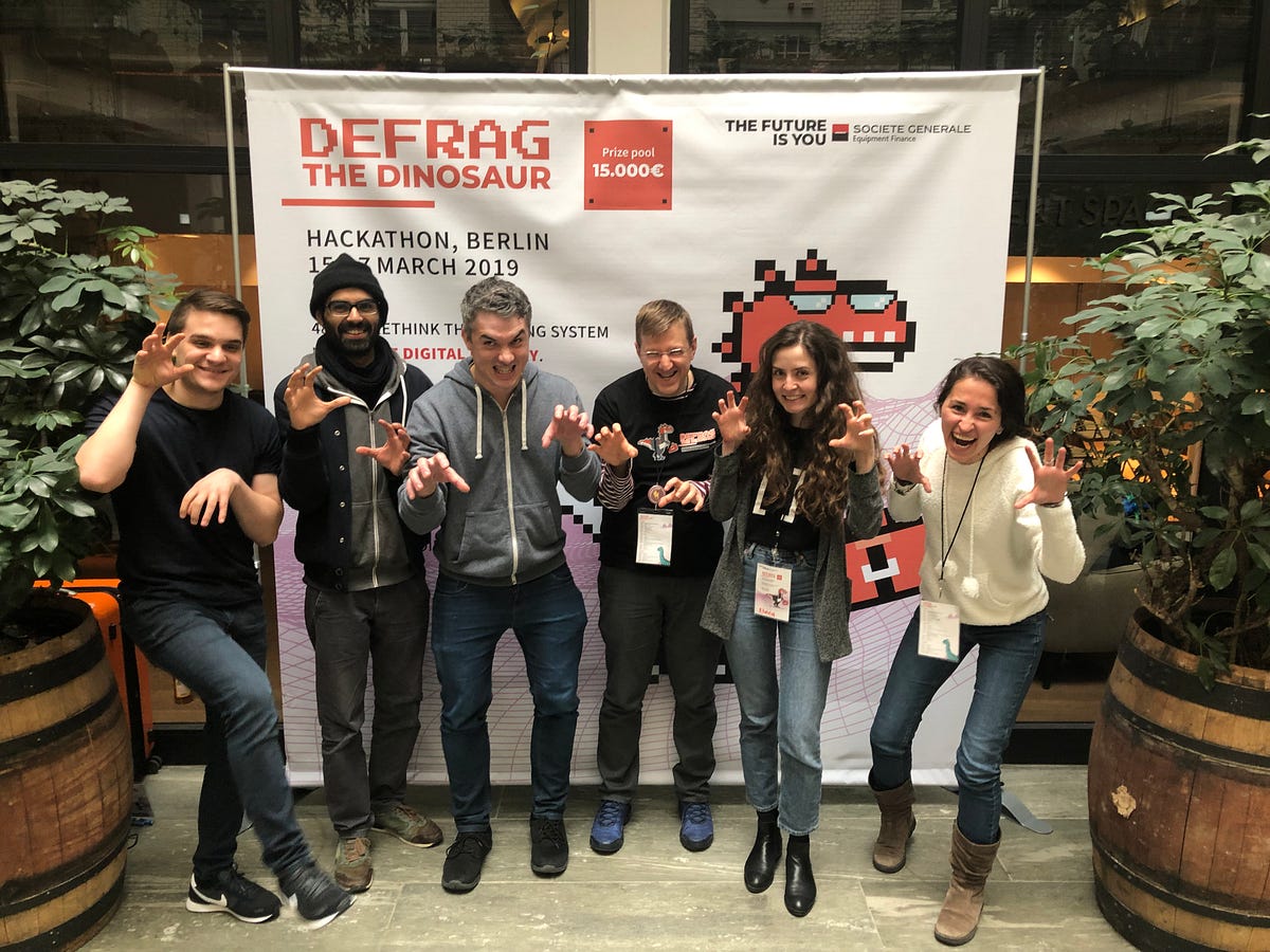 Defrag the Dinosaur- hackathon, March 15–17, Berlin | by BeMyApp | Medium