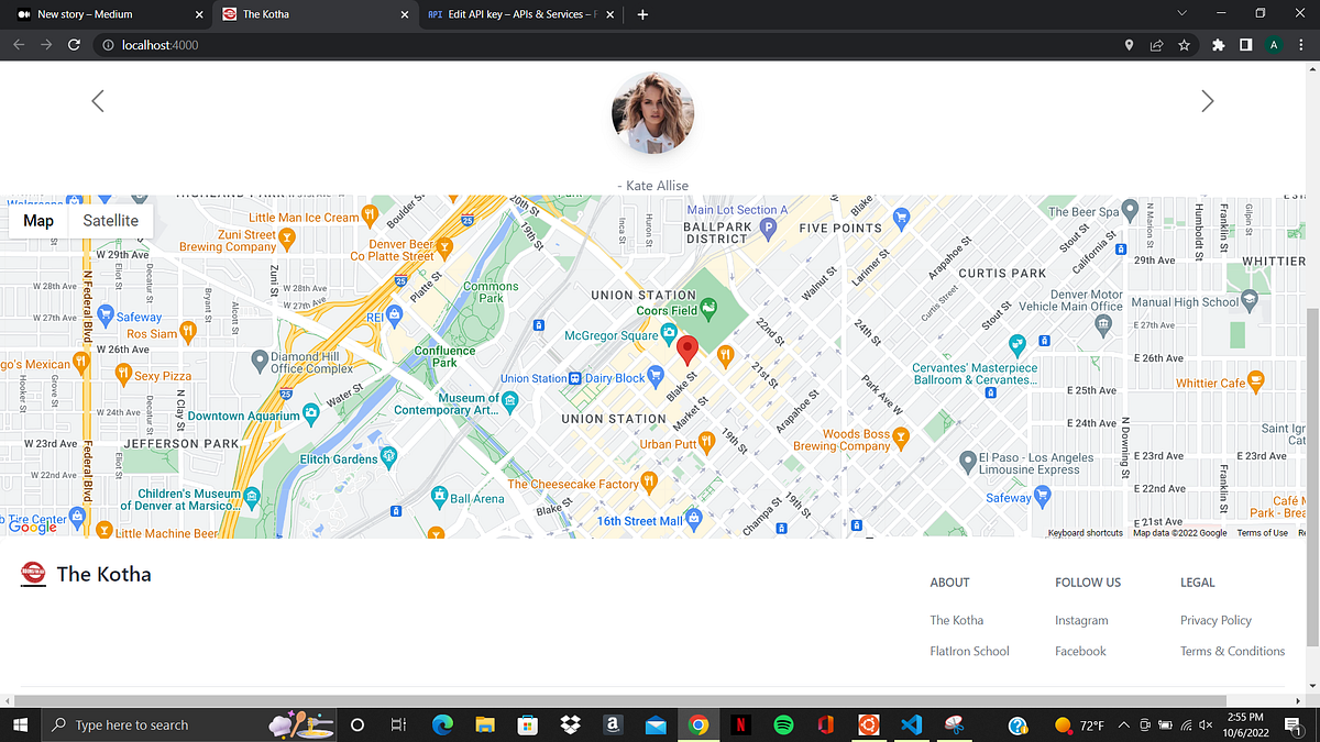 GoogleMaps API Integration with REACT using LoadScript | by Aakash ...