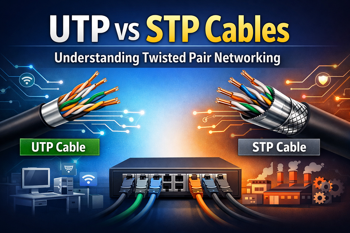 UTP vs STP Cables in Computer Networks: Understanding the Two Types of ...