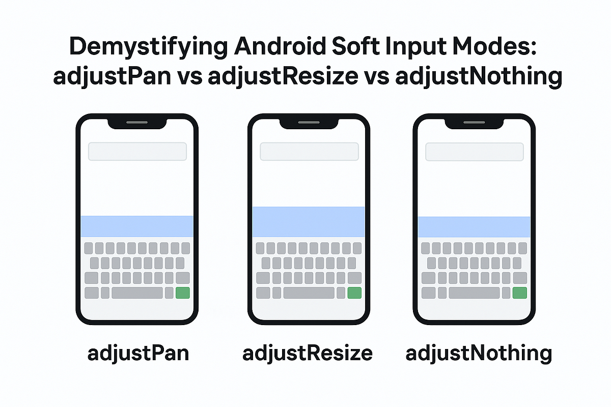Stop Fighting the Android Keyboard: Understanding adjustPan, adjustResize, and Friends | by ...