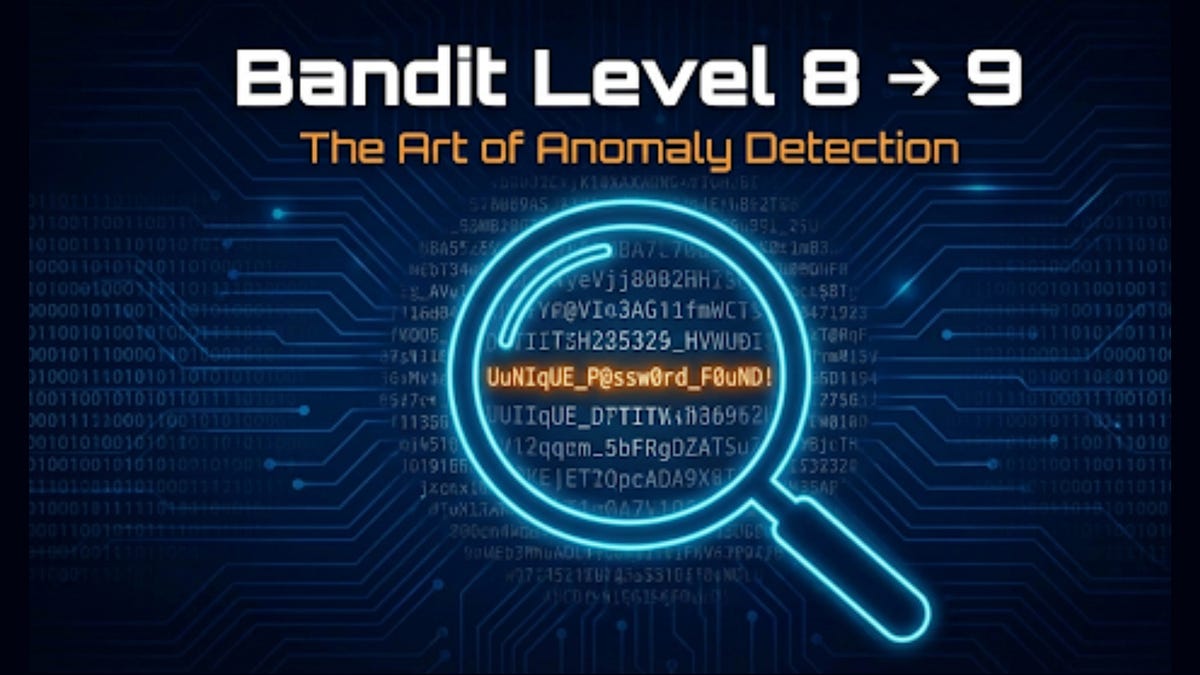 OverTheWire Bandit Level 8 to 9: The Art of Anomaly Detection | by ...