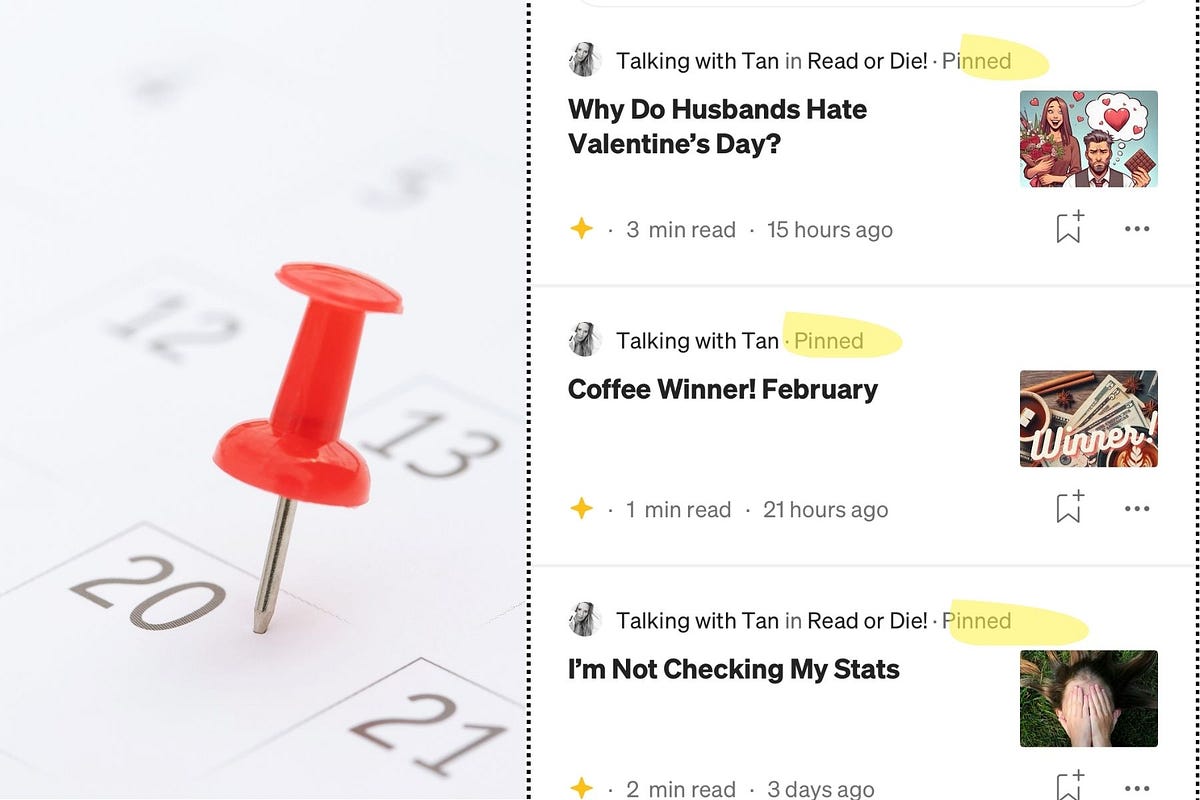 Here’s What I’ve Learned about Pinning Stories on Medium | by Tan ...