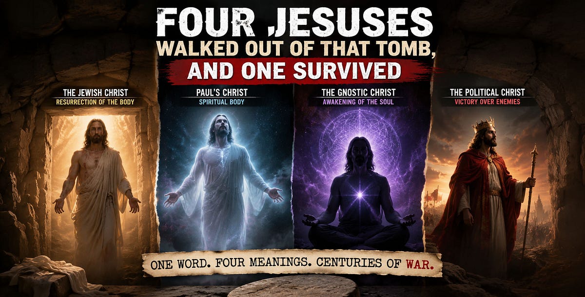 Four Jesuses Walked Out of That Tomb, One Survived | by Tanner on ...