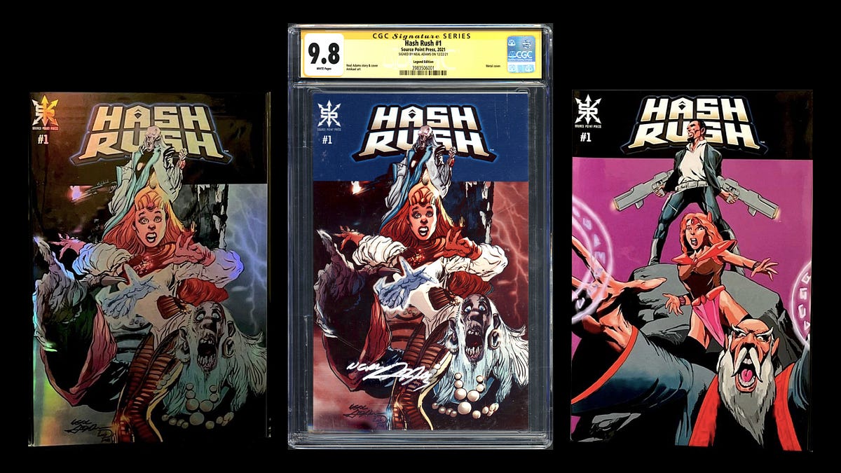 Legend, Crystal and Hash Rush Comic Edition Auction News +Win a trip to ...