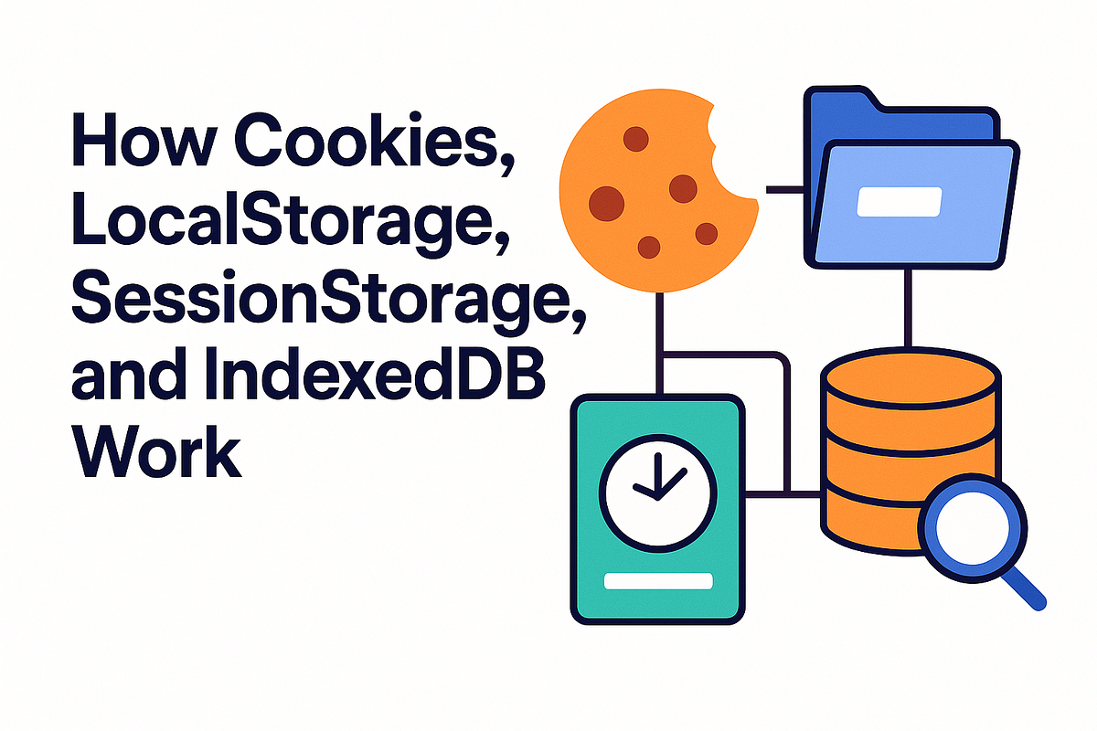 How Cookies, LocalStorage, SessionStorage, and IndexedDB Work | by CodeByUmar | JavaScript in ...