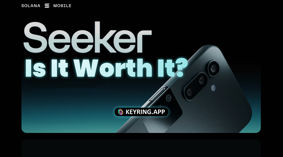 Solana Seeker Phone- A New Era of Web3 on Mobile? | by Antony Threecores | Medium