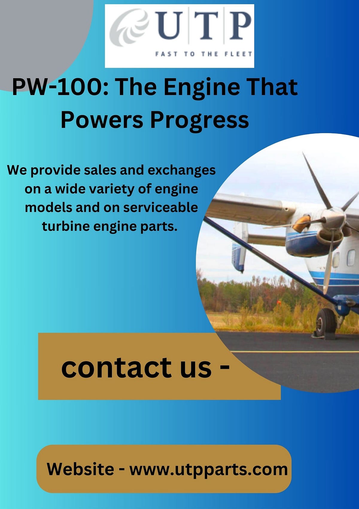 PW-100: The Engine That Powers Progress | by UTP parts | Medium