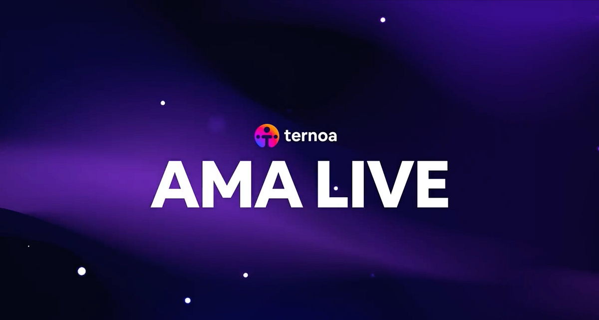 Ternoa AMA recap. For those members of our community who… | by Ternoa | Ternoa | Medium