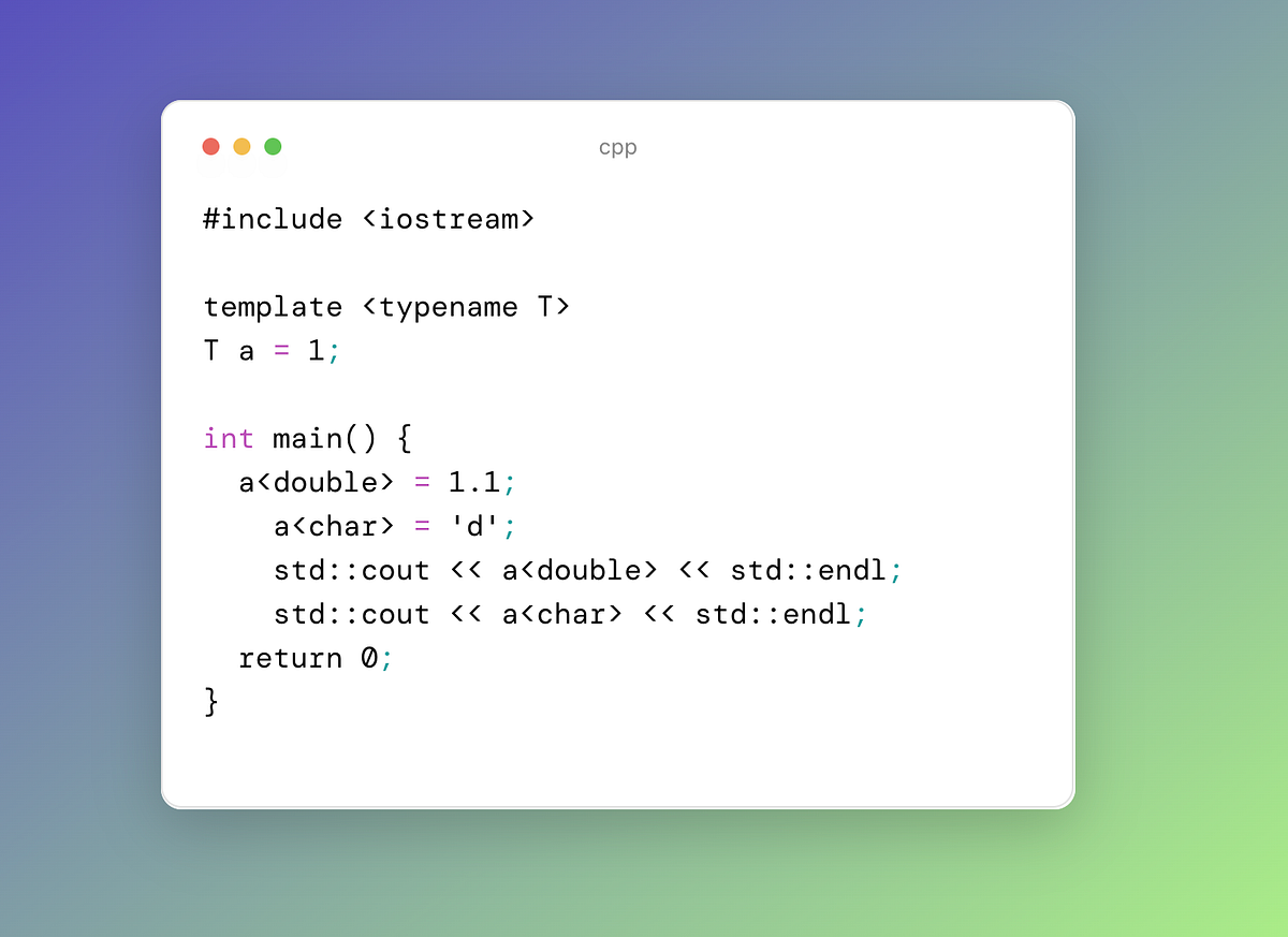 Understanding C++14 Variable Templates: A Comprehensive Guide | Level ...