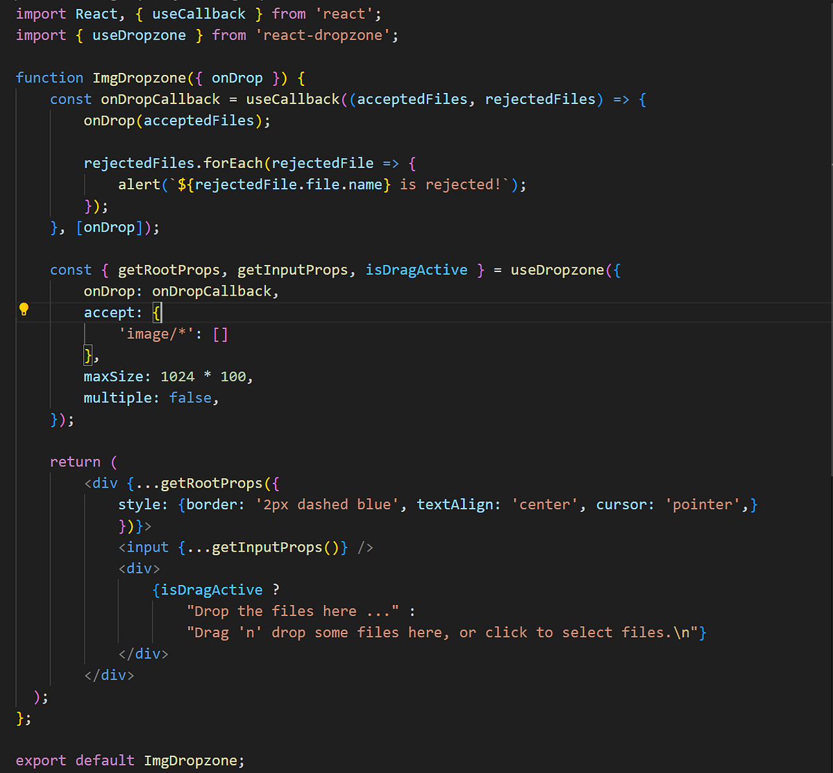 How to upload files using React-dropzone and Cloudinary | by Kjbyun | Medium