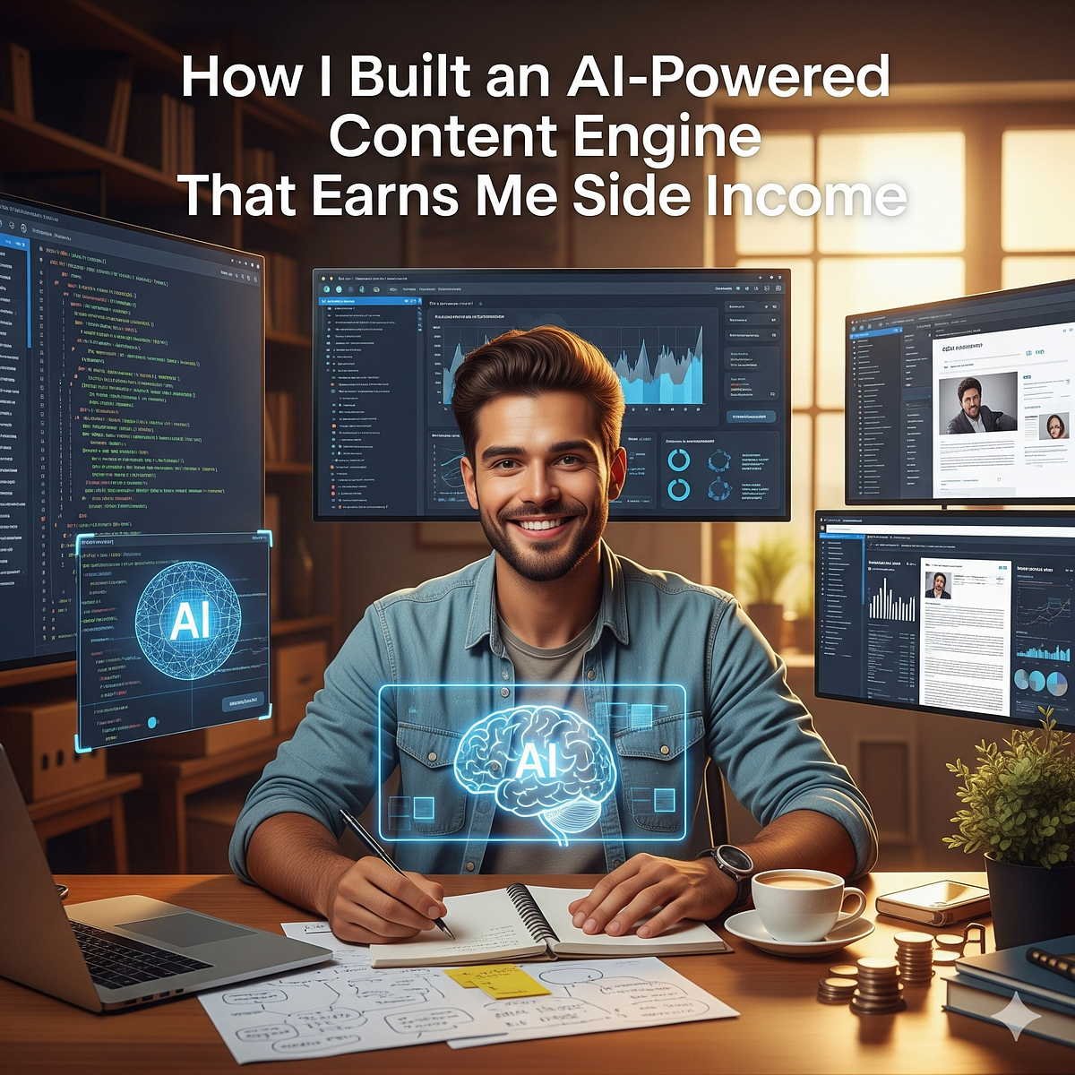 How I Built an AI-Powered Content Engine That Earns Me Side Income | by ...
