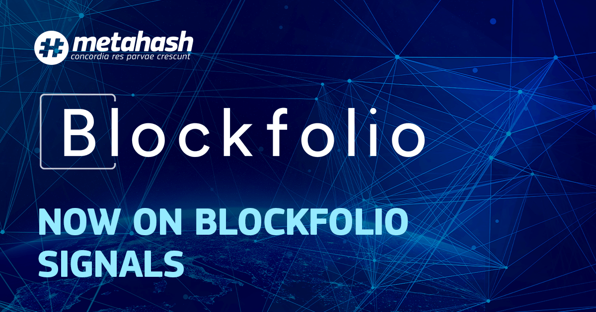 We are now live in Blockfolio Signals! | by #MetaHash | #MetaHash | Medium
