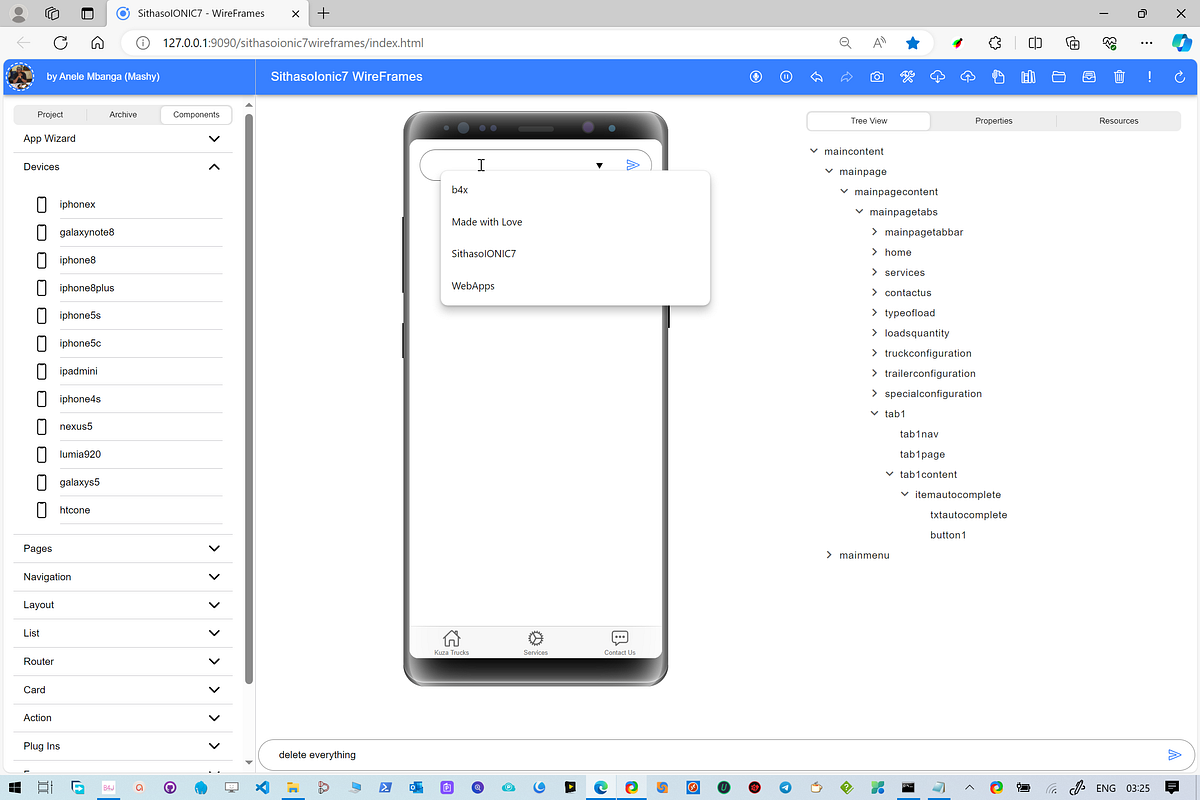 How to create an AutoComplete input in Ionic 7? | by Anele Mbanga | Medium
