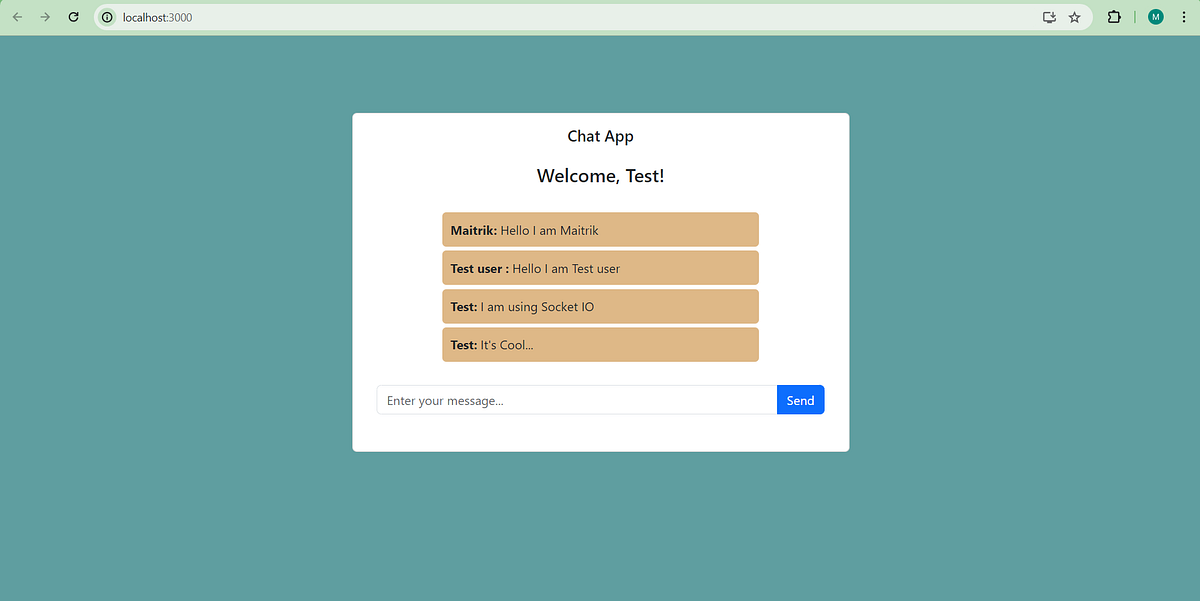 Simple Chat app using Socket.io In React-js For Beginners | by Maitrik ...