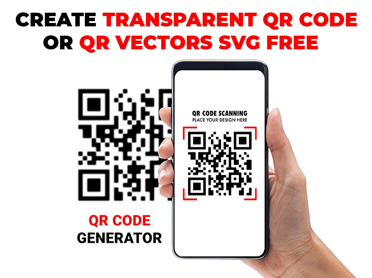 QR Code Transparent. Create QR Code Transparent Vectors… | by Khiyalee GFX | Aug, 2024 | Medium