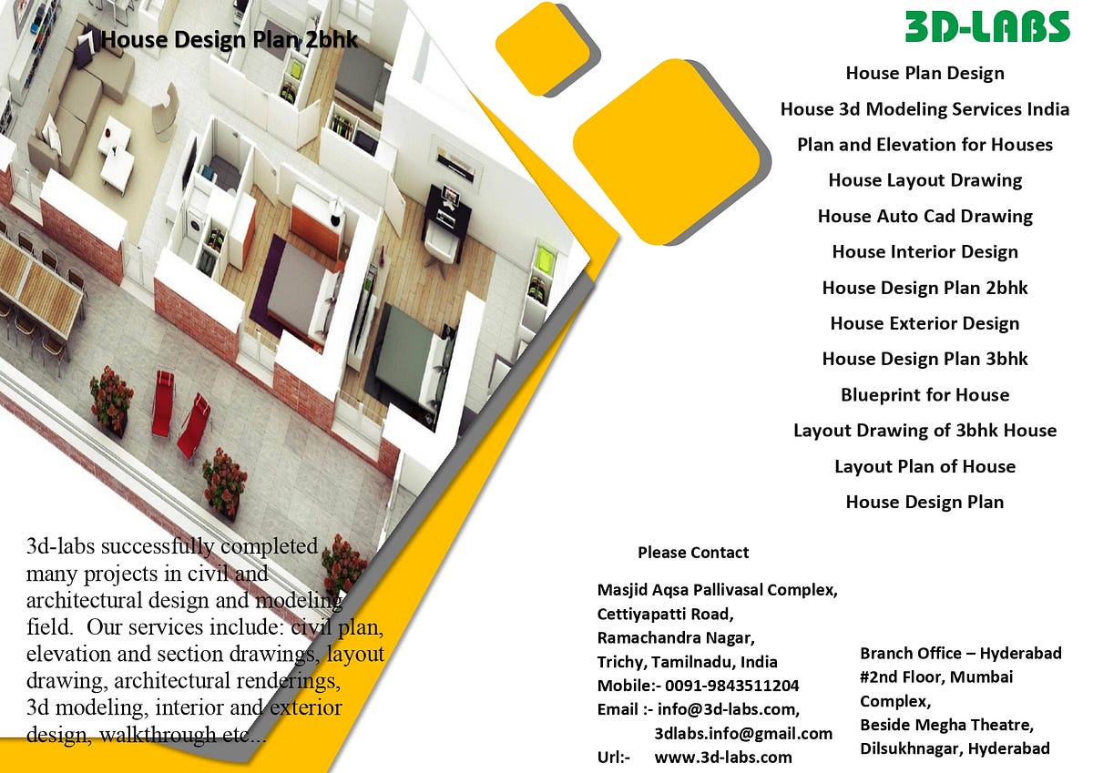House Design Plan 2bhk - Design manager - Medium