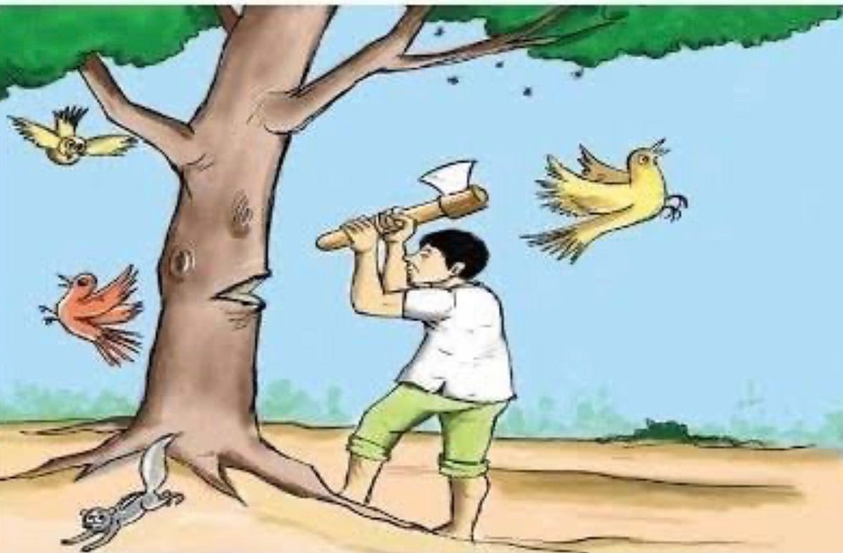 The Peasant and the apple tree - MONISH - Medium