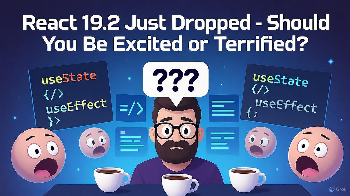 React 19.2 Just Dropped - Should You Be Excited or Terrified? | by ...