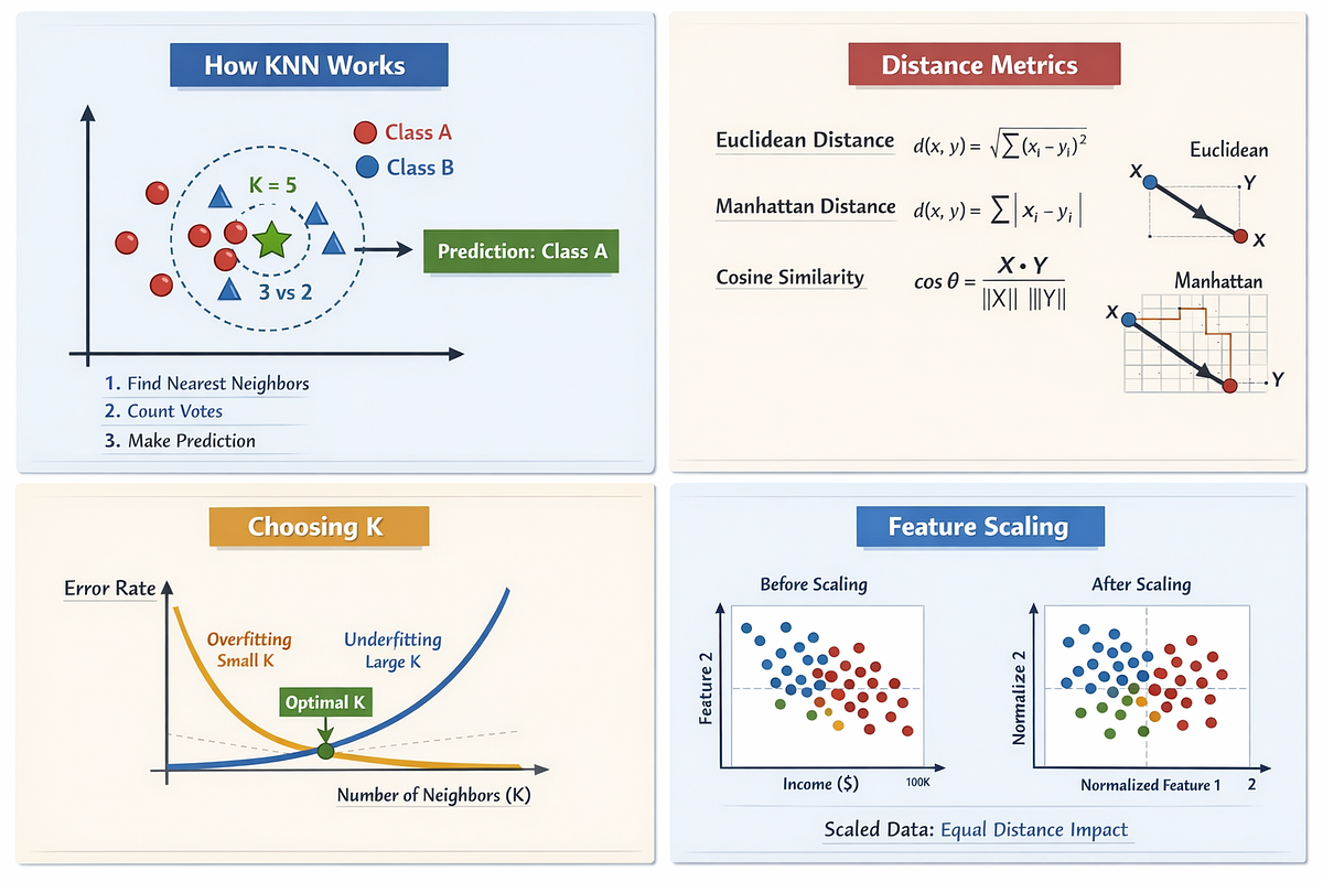 K-Nearest Neighbors (KNN) in Machine Learning — A Practical Guide | by ...