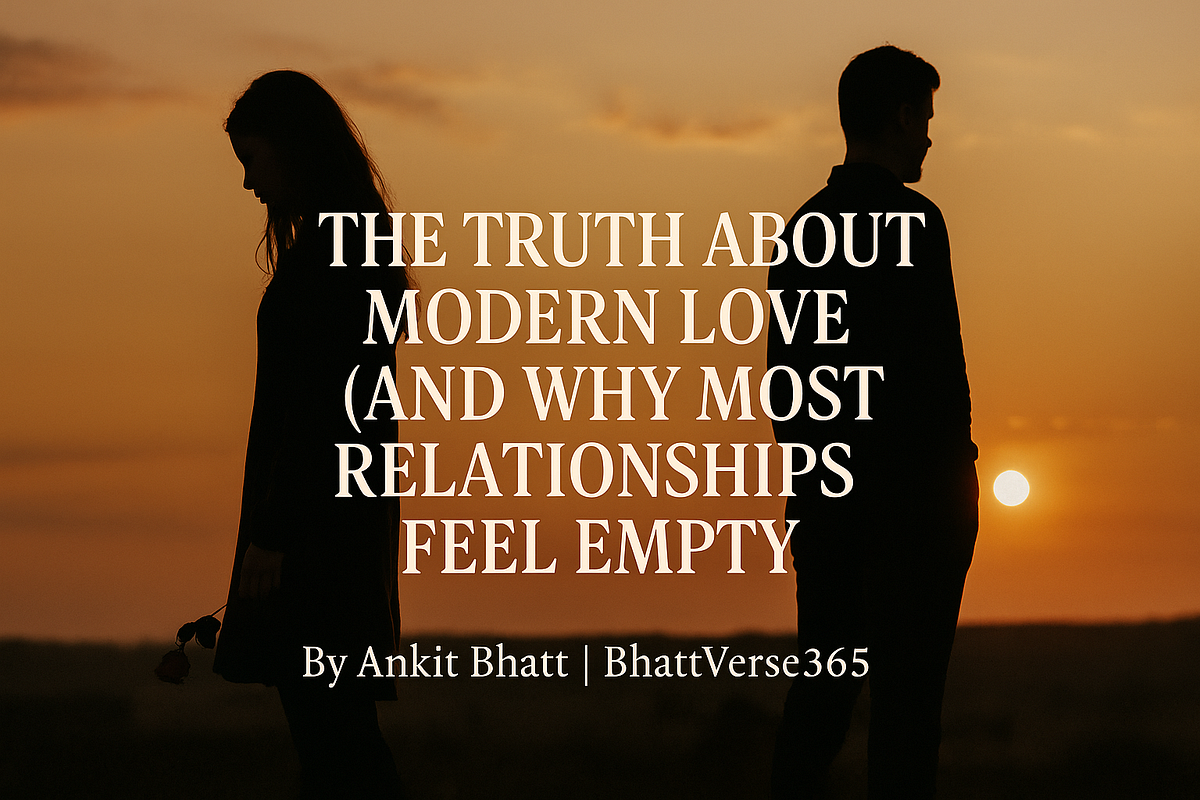 The Truth About Modern Love (And Why Most Relationships Feel Empty ...