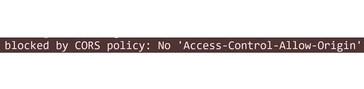 Solving CORS issues during local development with NGINX | Medium