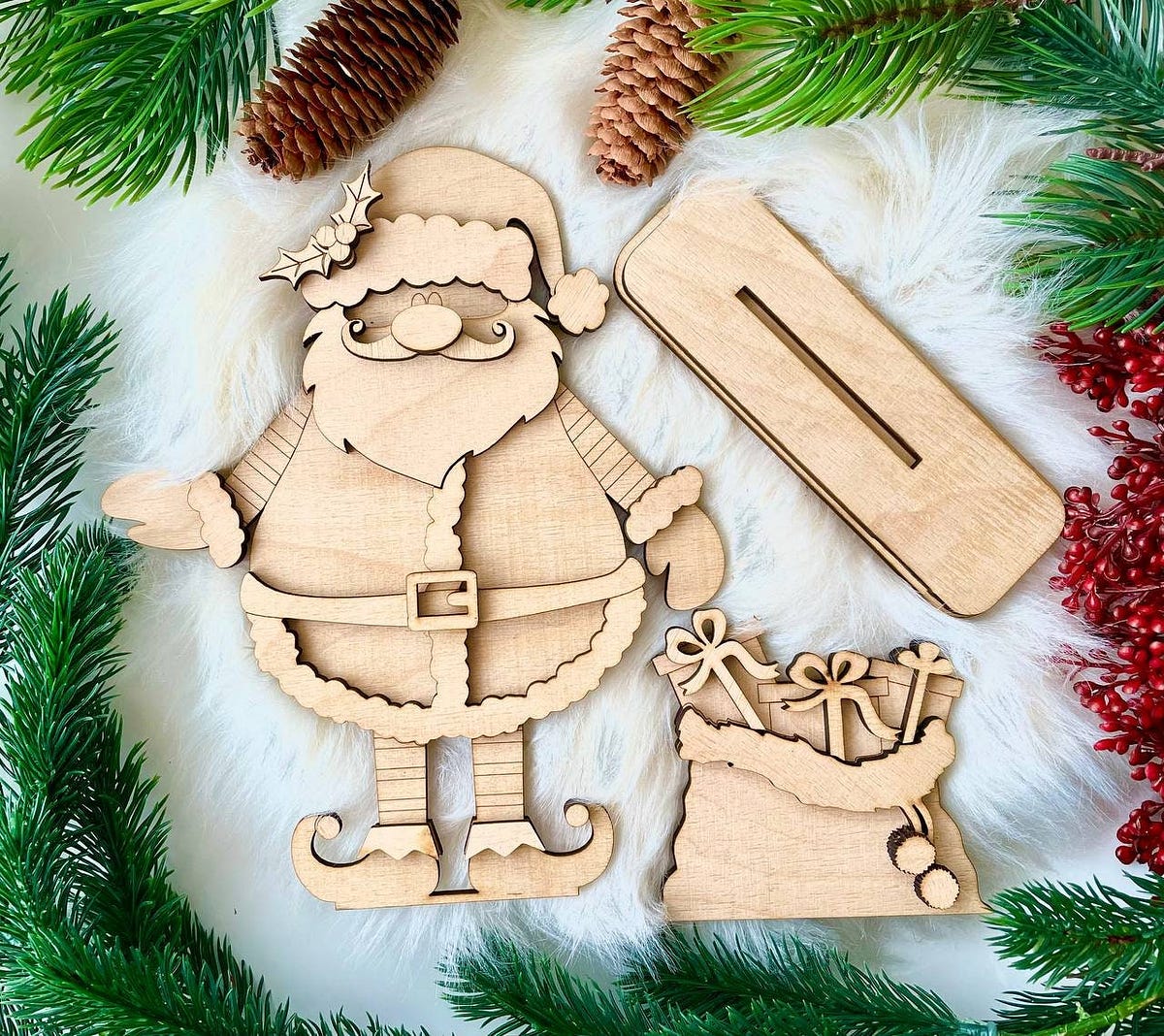 Countdown to Christmas Laser Cut File, Christmas SVG, Glowforge Laser ...