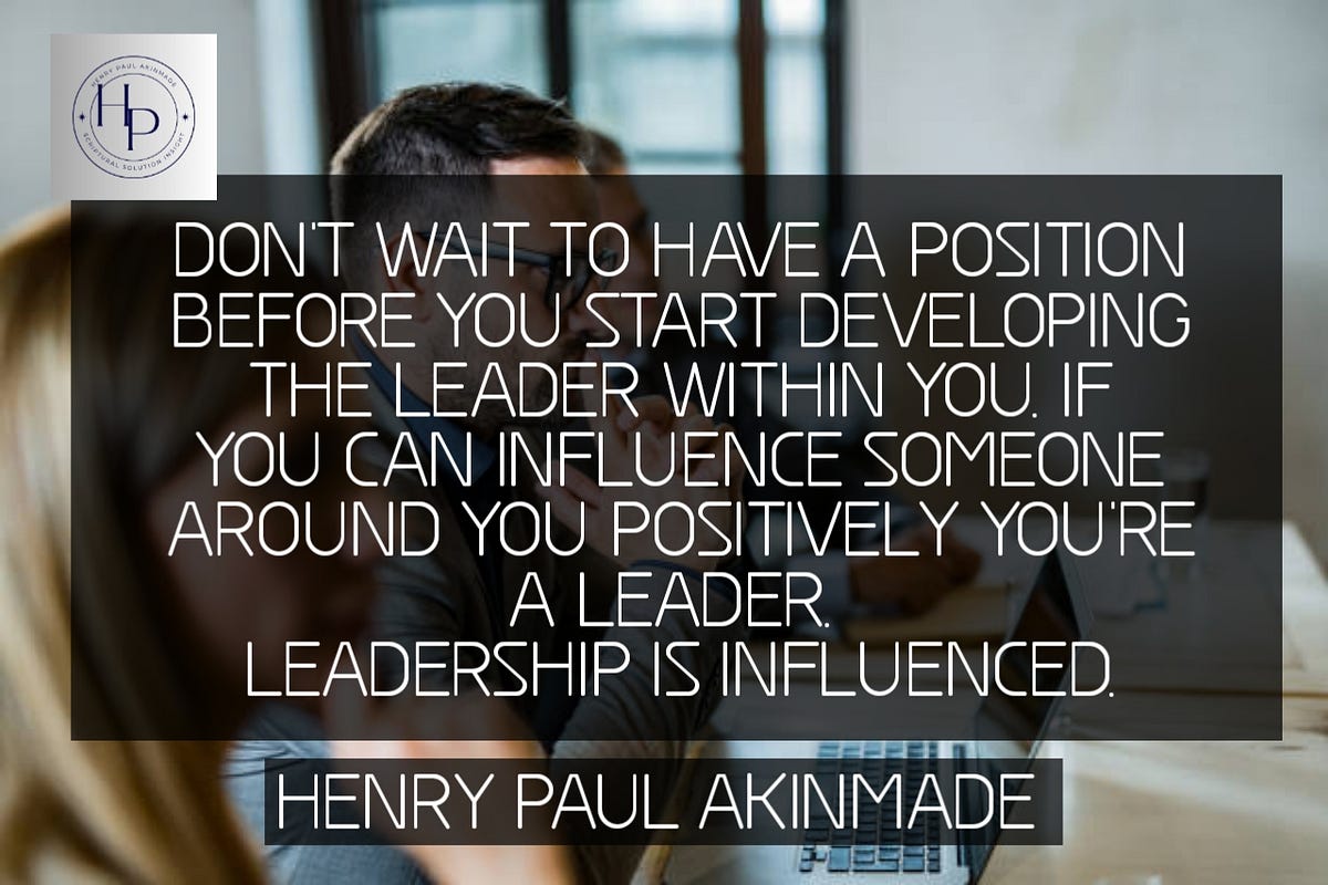 5 Ps LEVELS OF LEADERSHIP. (Leadership Insight) | by Henry paul ...