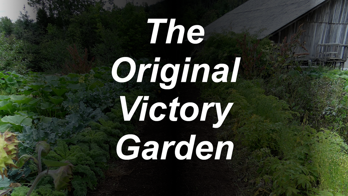 The Original Victory Garden. I knew from history class there was a ...