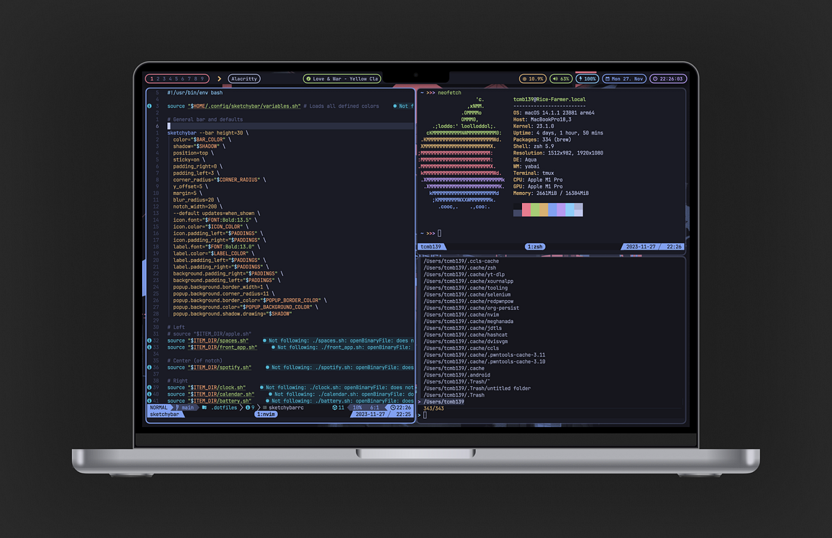Is That Linux? No, It’s SketchyBar and macOS | by Michael Bao ...