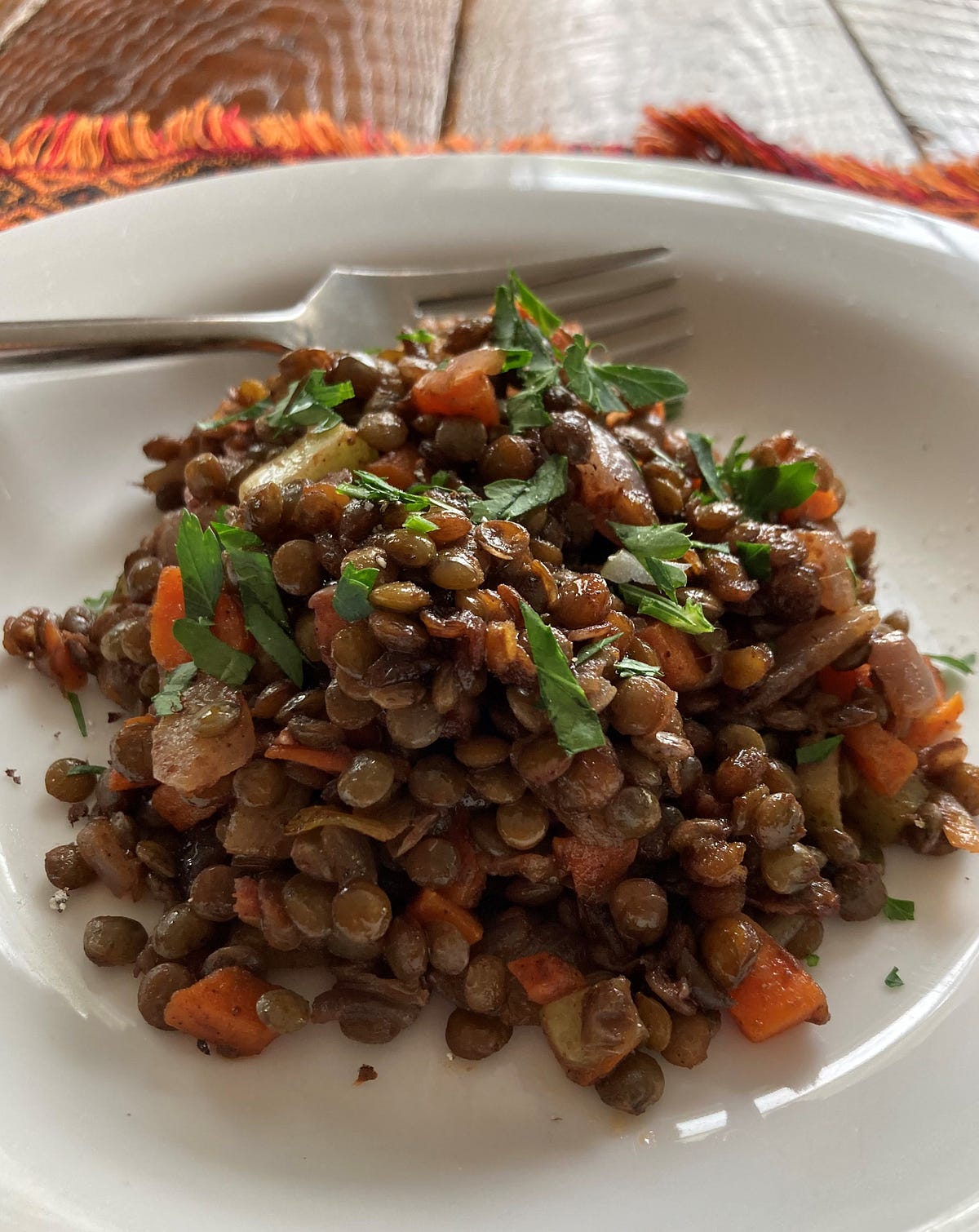Wine Glazed Lentils. What not to say to Canadian border… | by ...