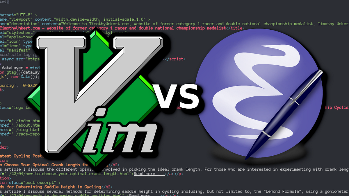 EDITORS WARS. Vi vs Emacs : | by Ouasli Oumaima | Medium