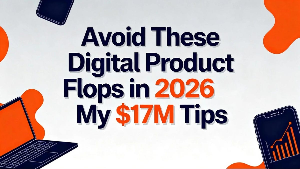 Avoid These Digital Product Flops in 2026 - My $17M Tips | Medium