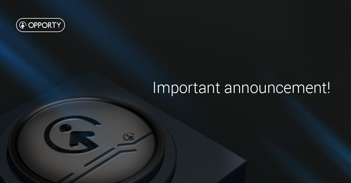 Important announcement!. Yesterday, on the 11th of December… | by Opporty BP | Opporty | Medium