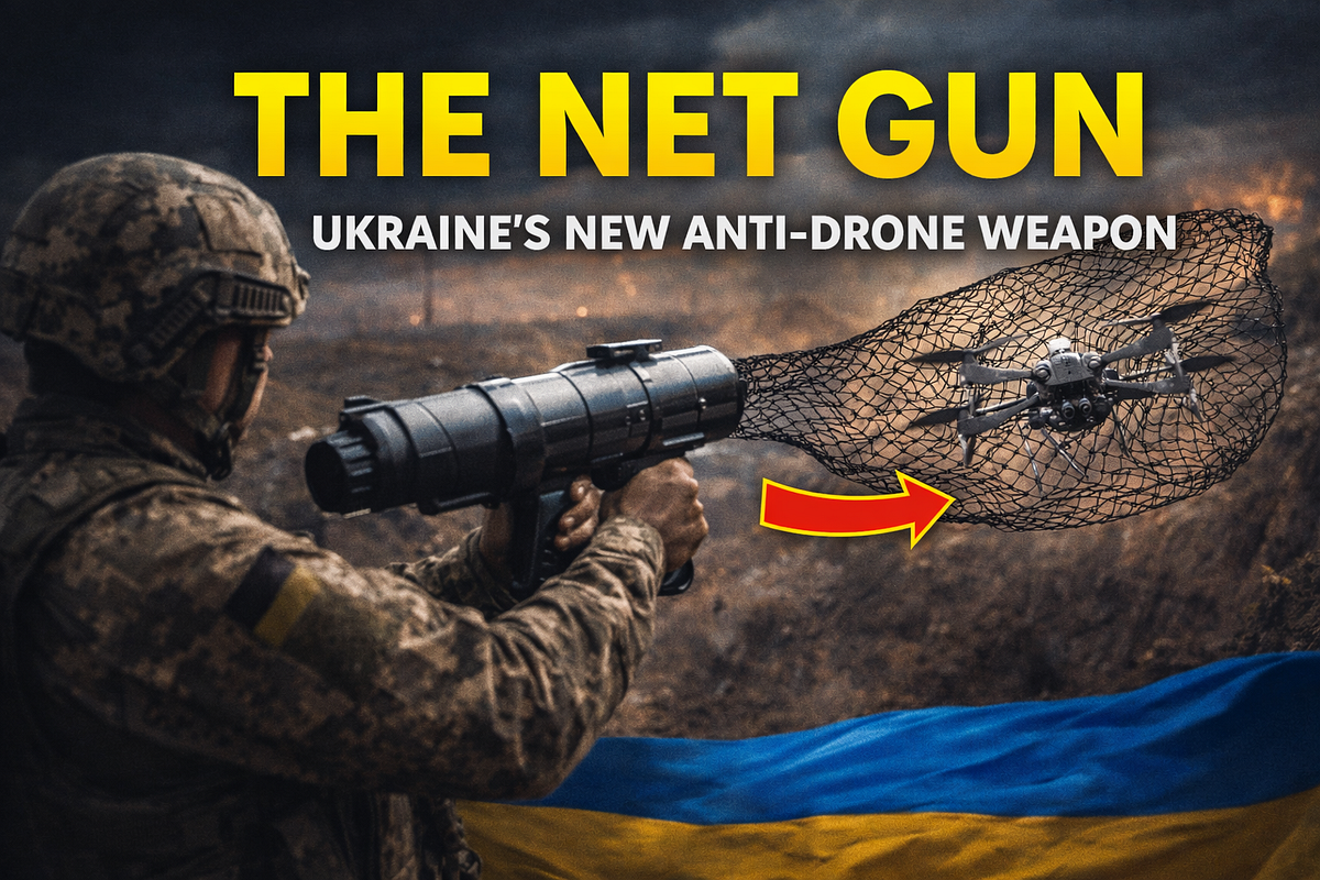 The Net Gun: Ukraine’s New Close-Range Weapon Against Drone Warfare ...
