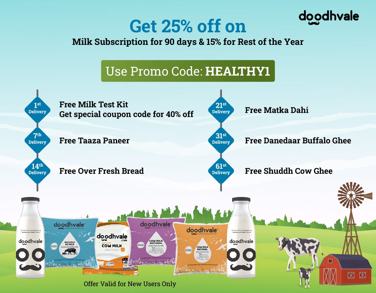 Buy Milk Online Delhi -Try It. Looking to buy milk online in Delhi… | by Doodhvale | Medium
