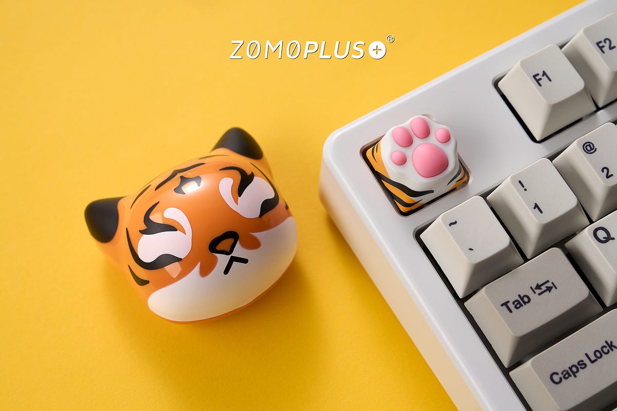 ZOMO Multi-Color Kitty Paw Keycap|Pet A Cat On Your Keyboard - ZOMOPLUS ...