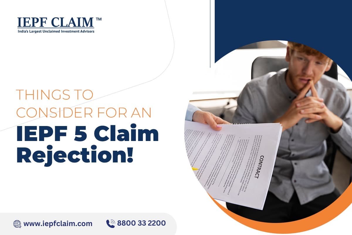 Things To Consider For An IEPF 5 Claim Rejection! | by IEPF Claim | Medium