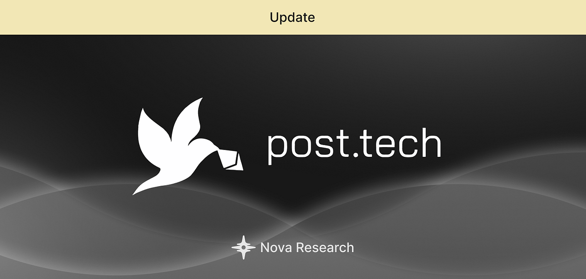 Update: Post.Tech. Nova Research is pleased to present an… | by Nova ...
