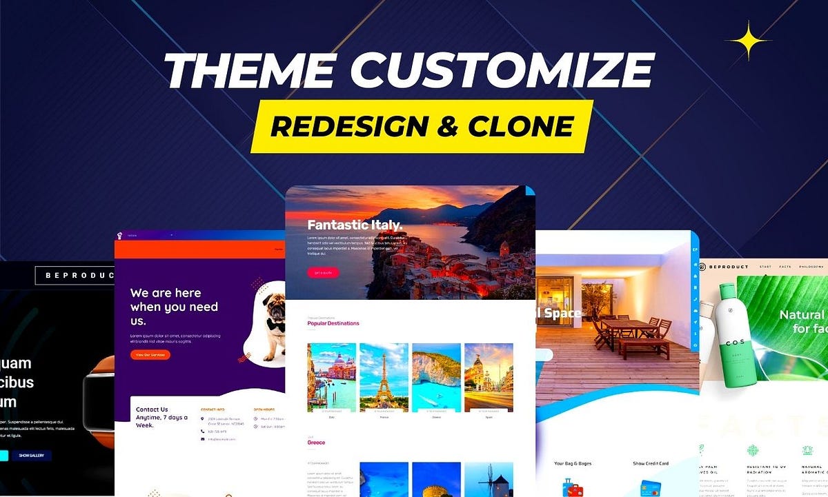 Looking for theme customization to customize wordpress theme - moshiur ...
