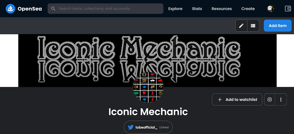 Iconic Mechanic NFT Collection on Opensea | Medium