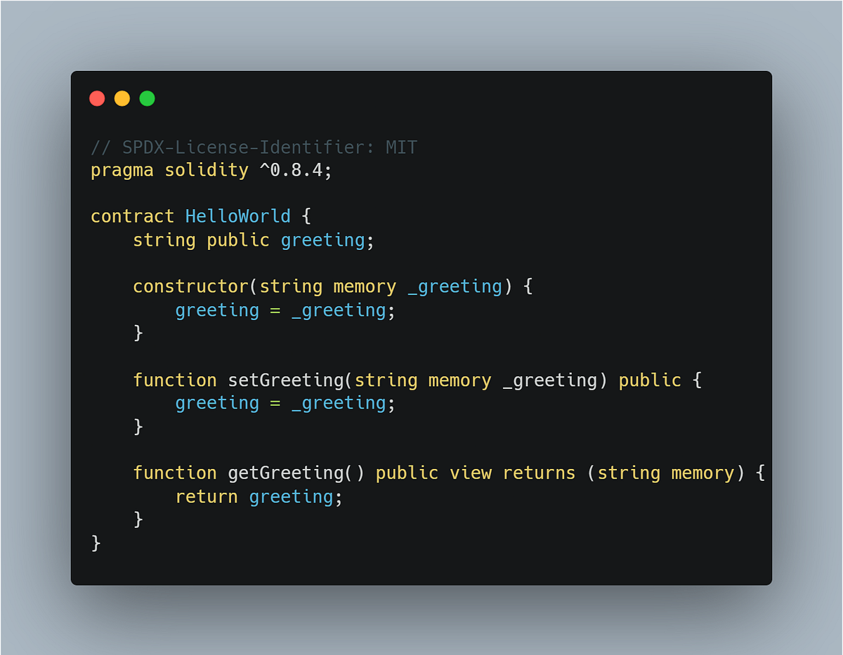 Creating a Smart Contract. Welcome to Lesson 14 of our Python and… | by Code Charmer | May, 2023 ...