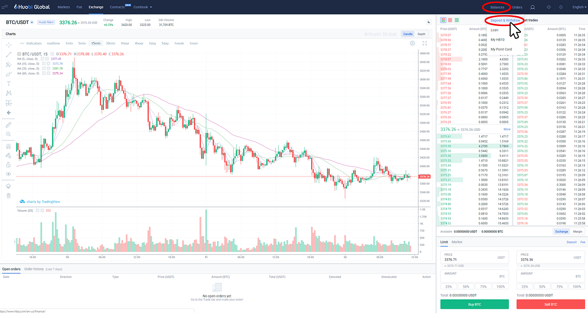 Transferring Crypto to Your Huobi Account | by CryptoGrinders | Medium