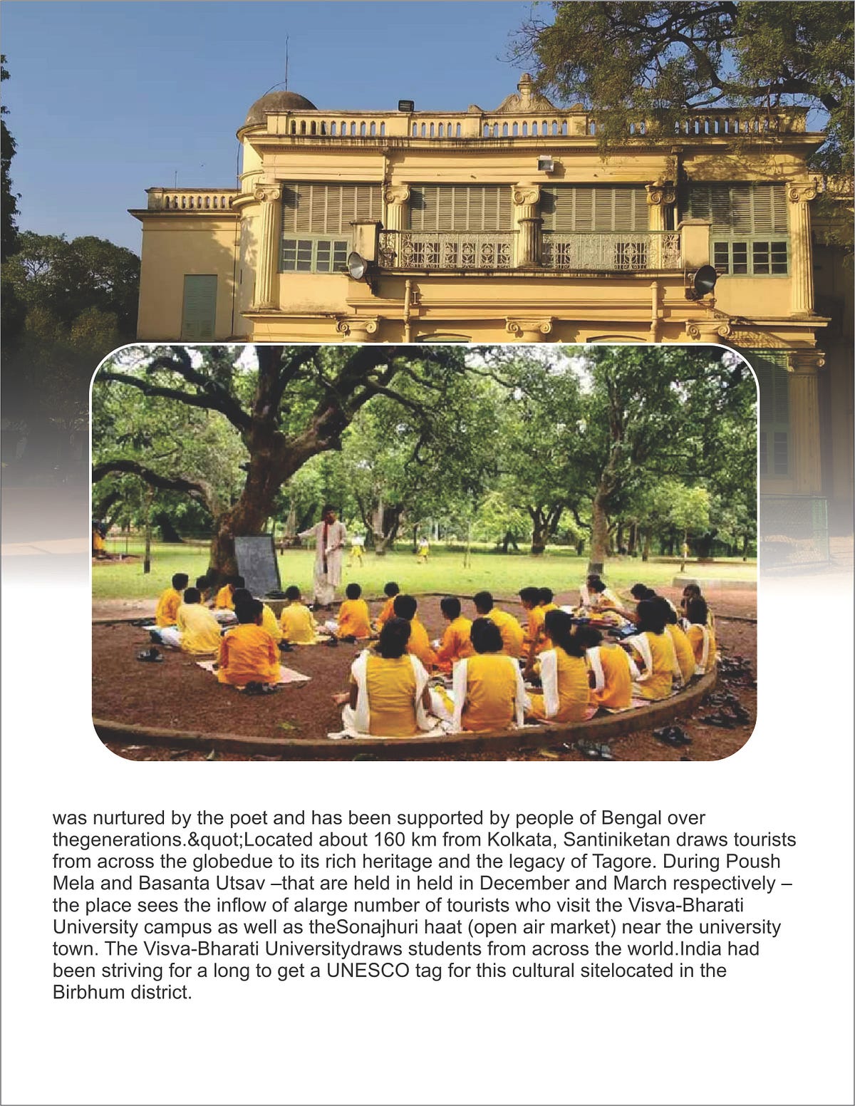 🏆 Shantiniketan’s UNESCO World Heritage Status! 🌍 Founded by Tagore, it ...