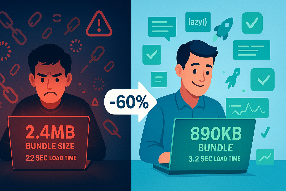 I Reduced My Bundle Size by 60% — Here’s What I Learned About React ...