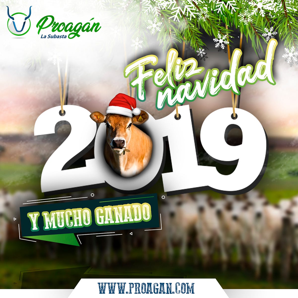Feliz Navidad Ganadera 2019. Desde Proagán SA les deseamos una Feliz ...