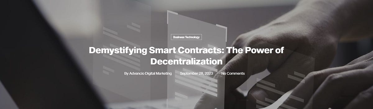 Demystifying Smart Contracts The Power Of Decentralization By